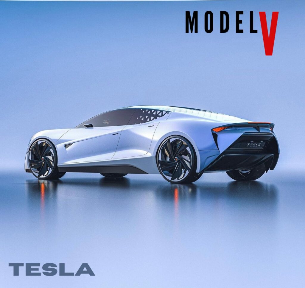 Concept: Tesla Model V Coupe - Autozcraze