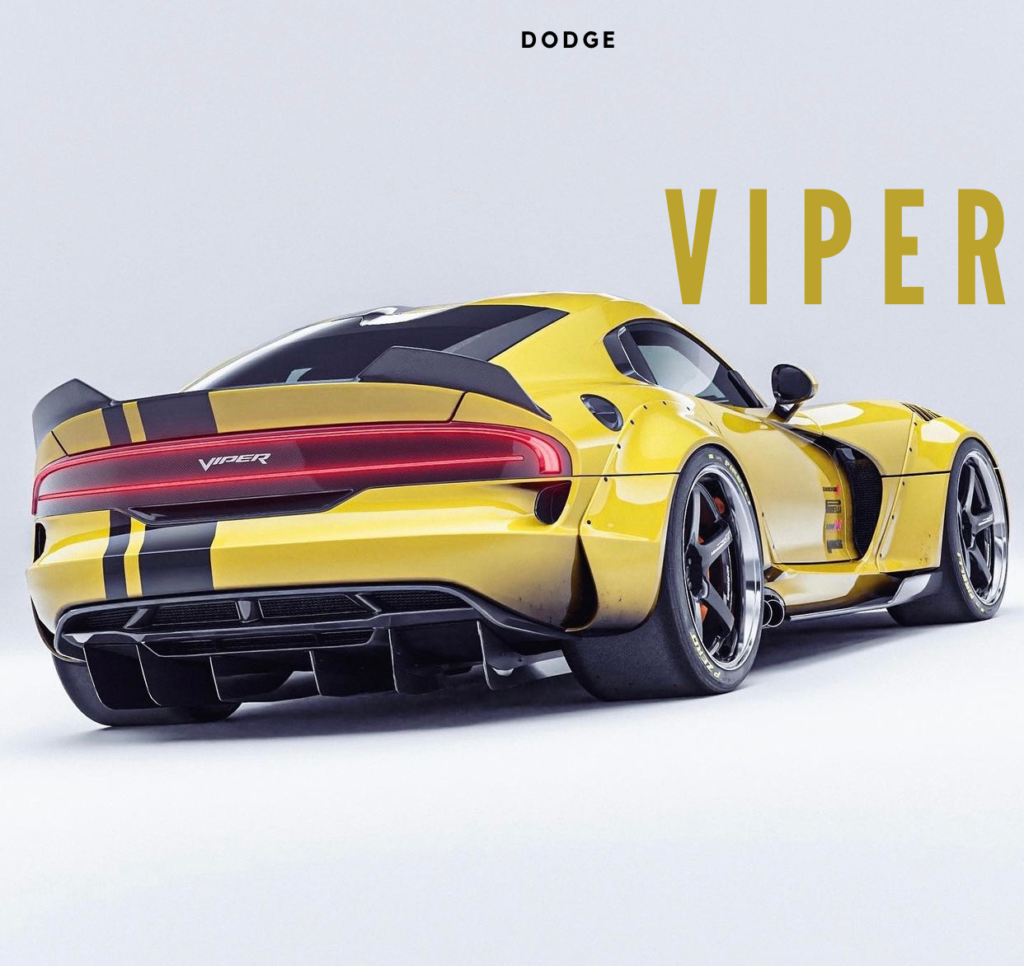 Wide-body Kitted Dodge Viper with added Race Flavour - Autozcraze