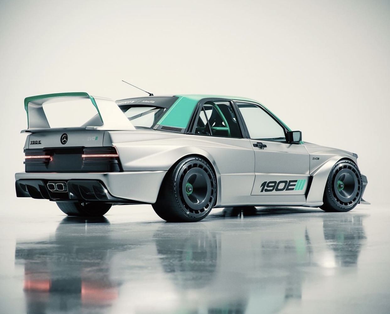 Mercedes 190 Evo II Restomod - Autozcraze