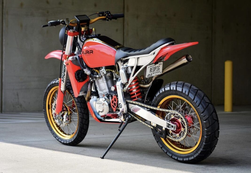 Custom Honda 680R Scrambler - Autozcraze